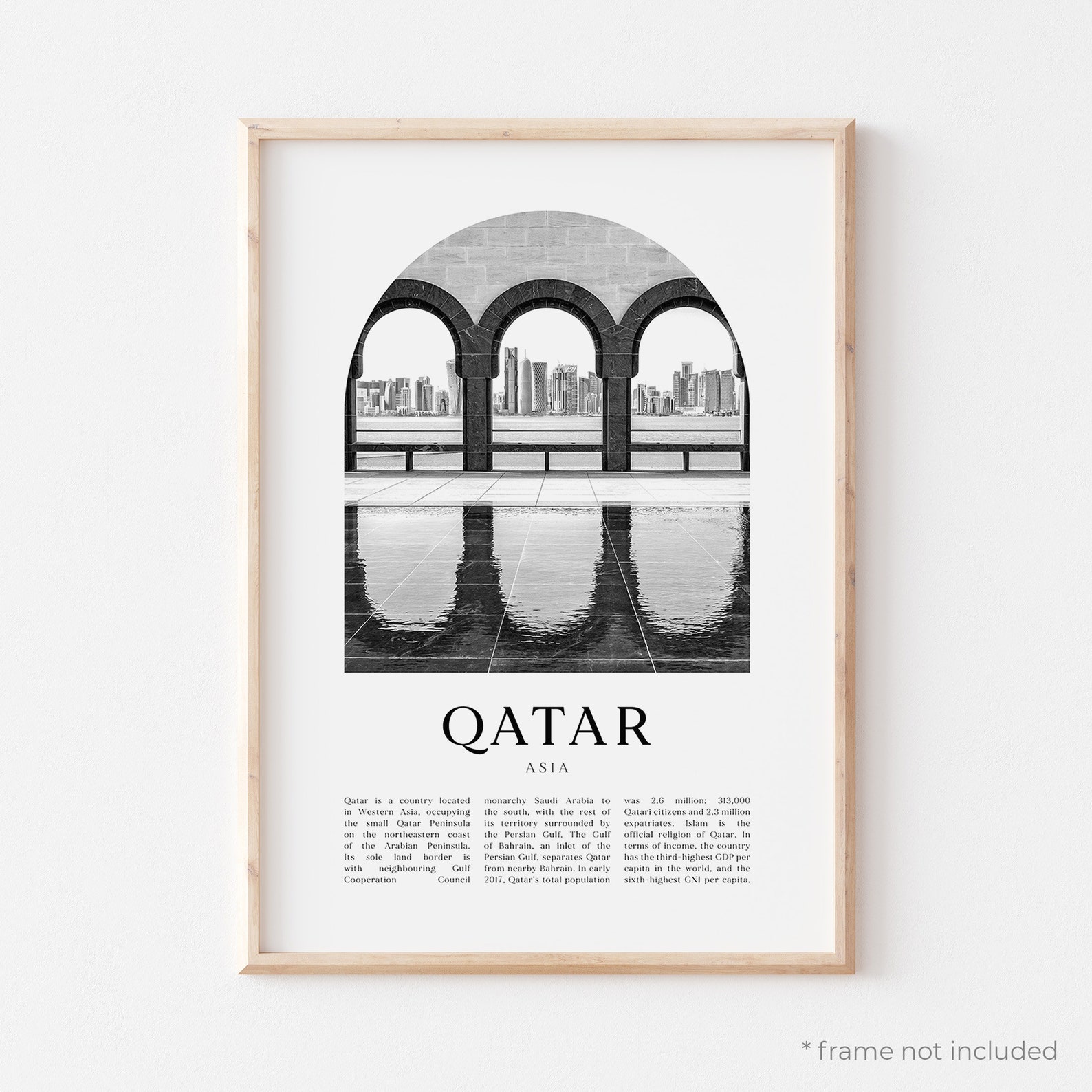 Qatar Art Print Qatar Poster Qatar Photo Qatar Wall Art - Etsy