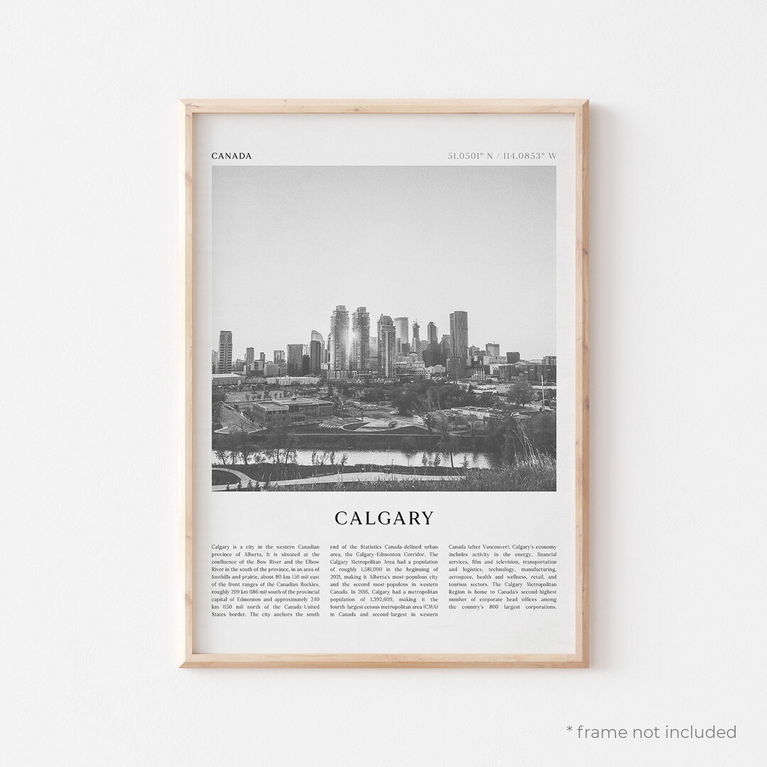 Calgary Art Print, Calgary Poster, Calgary Photo, Calgary Wall Art ...