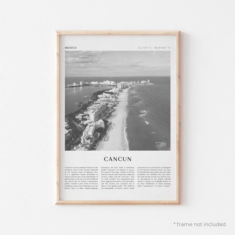 Cancun Art Print Cancun Poster Cancun Photo Cancun Wall - Etsy