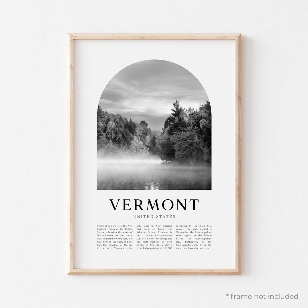 Vermont Art Print, Vermont Poster, Vermont Photo, Vermont Wall Art ...