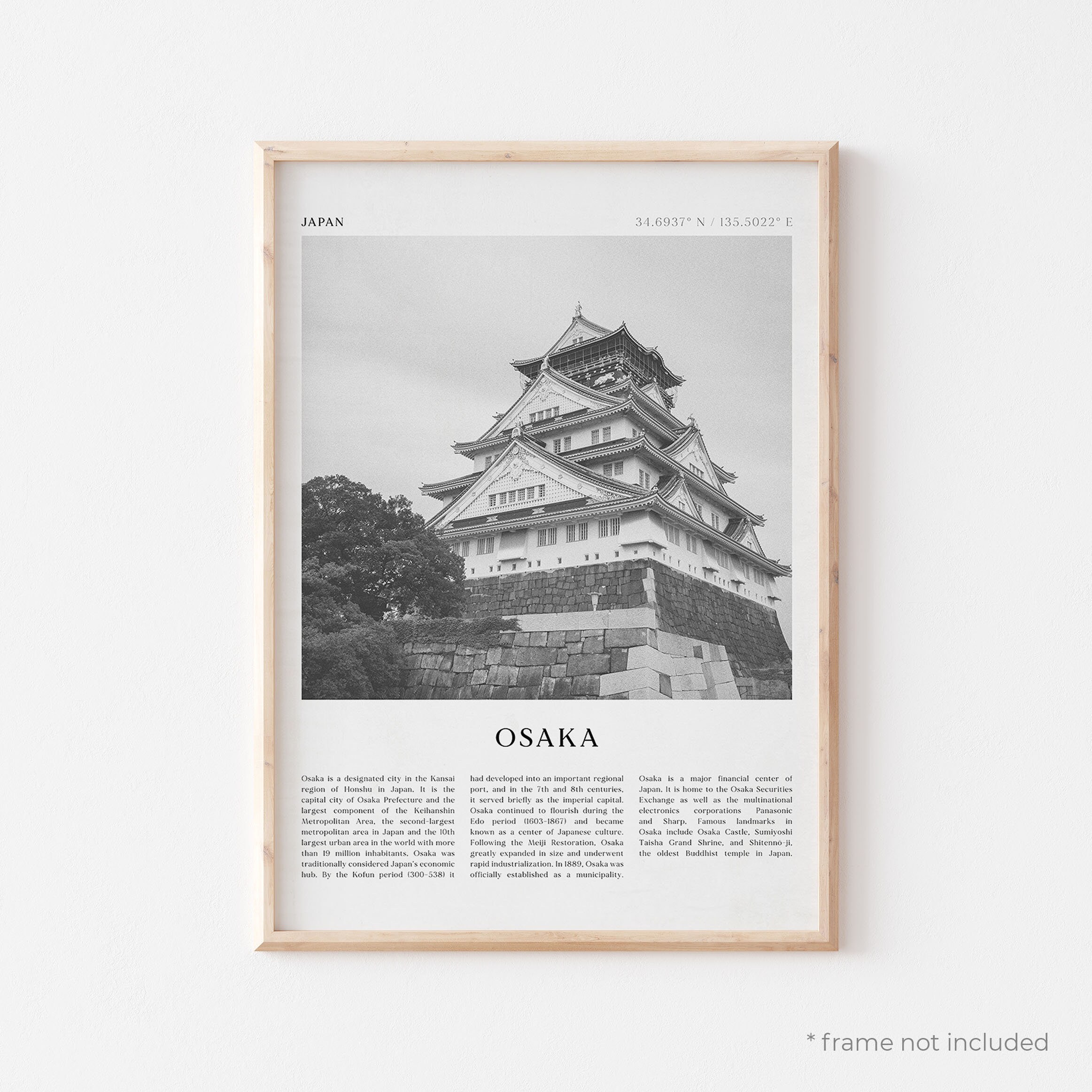 Osaka Art Print Osaka Poster Osaka Photo Osaka Wall Art | Etsy