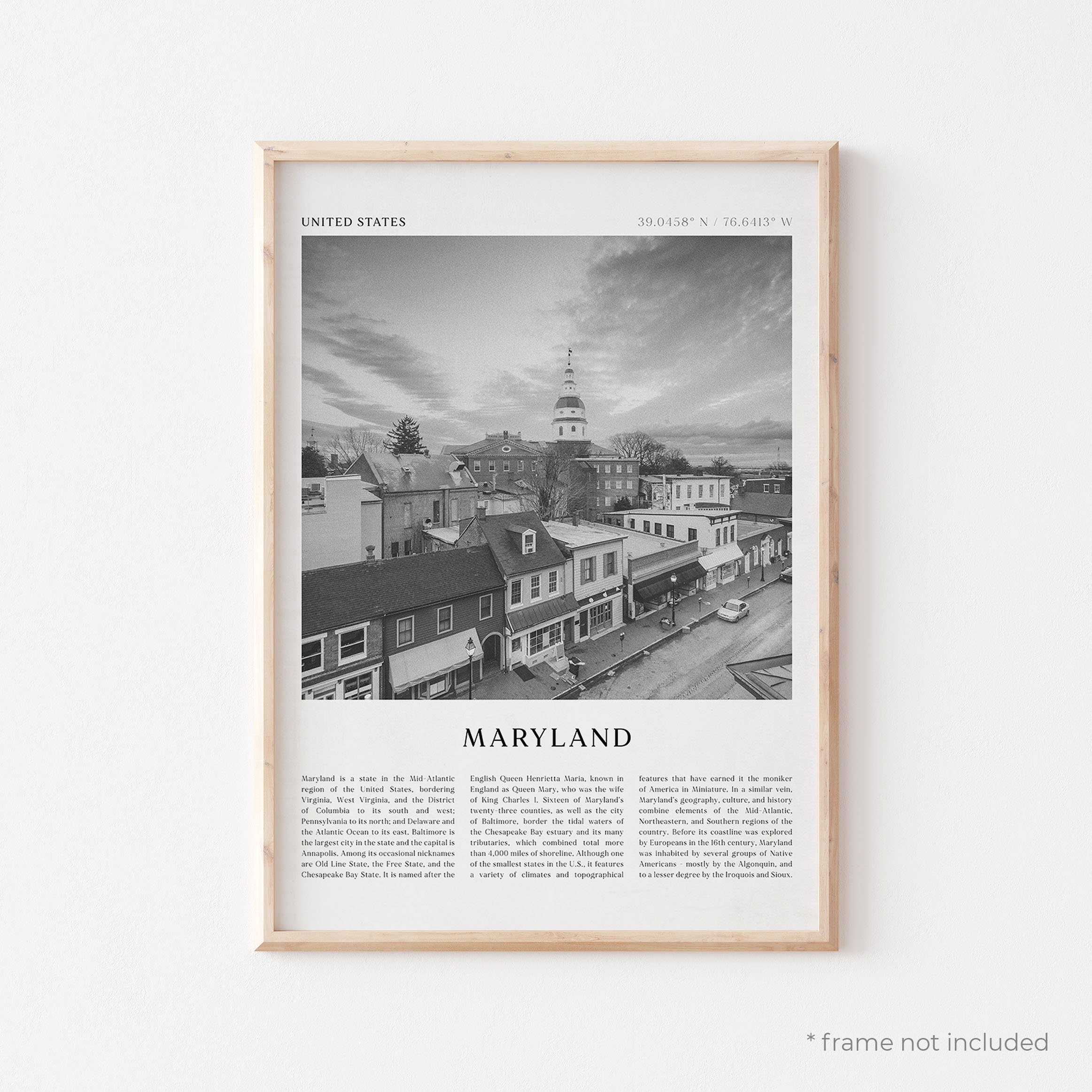 Maryland Art Print Maryland Poster Maryland Photo Maryland - Etsy