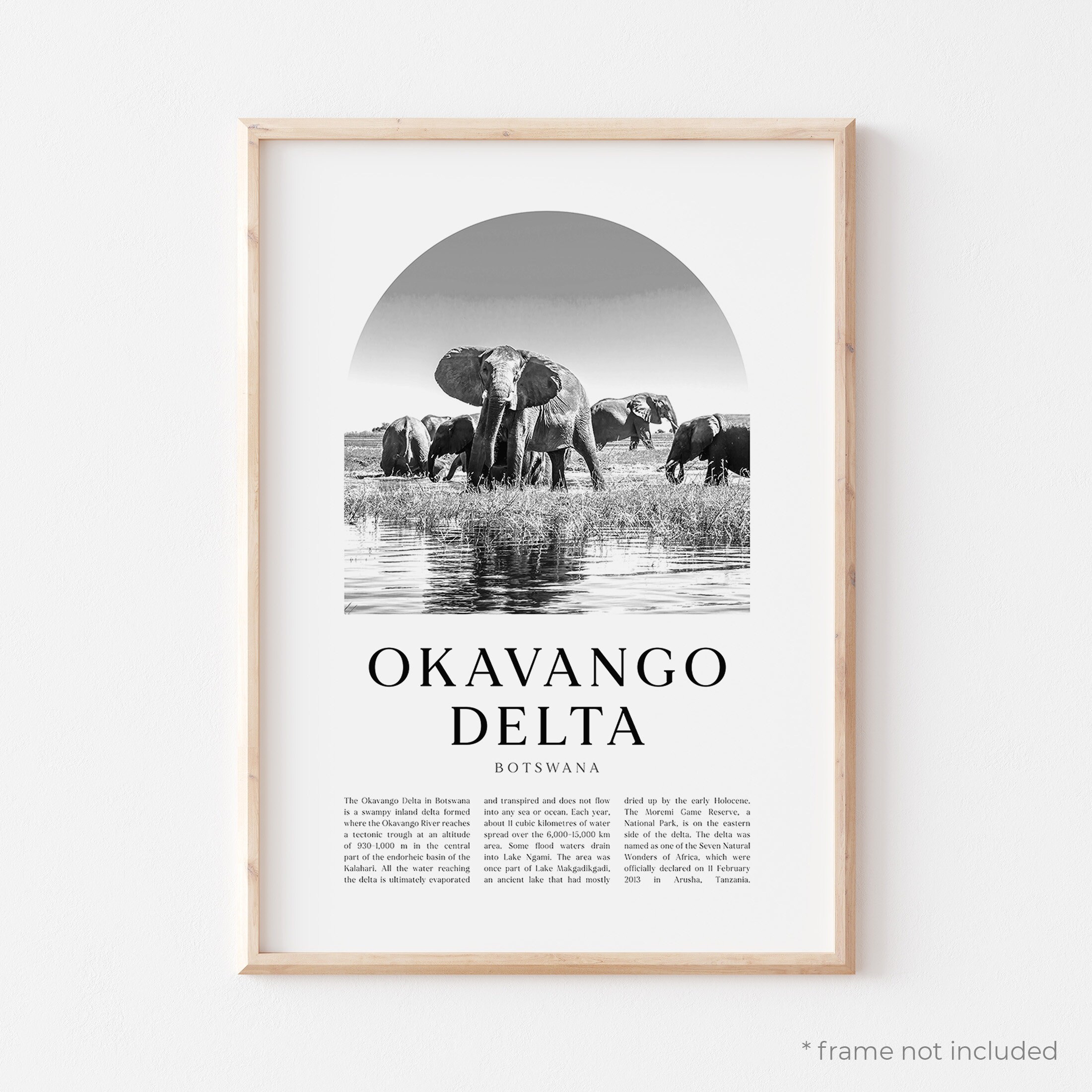 Okavango Delta Art Print Okavango Delta Poster Okavango | Etsy