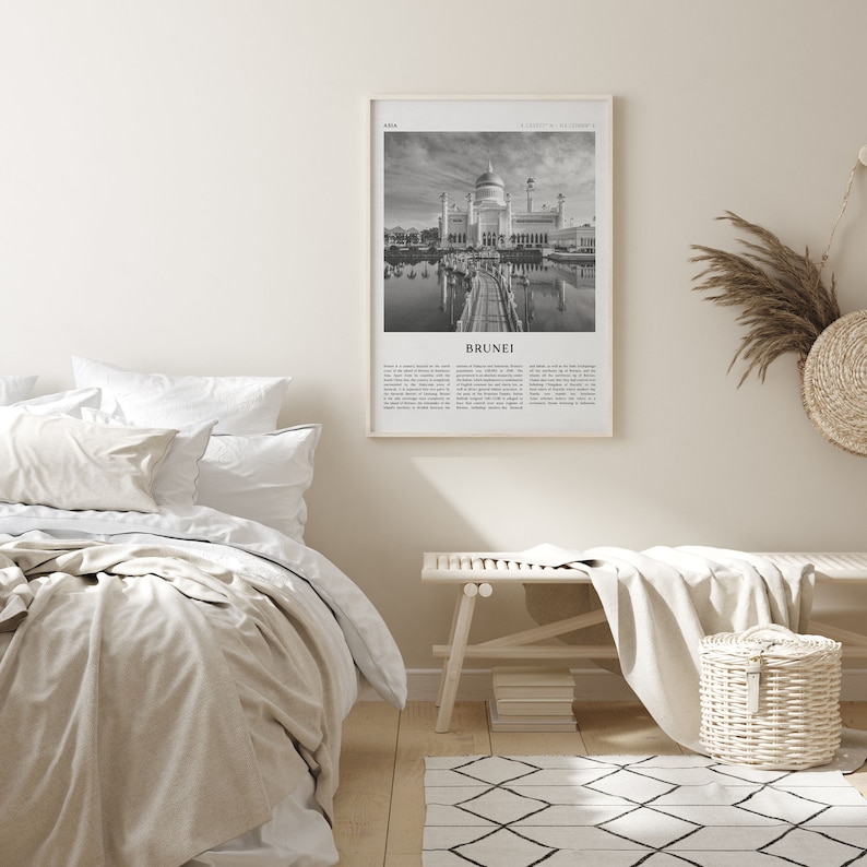 Brunei Art Print Brunei Poster Brunei Photo Brunei Wall - Etsy