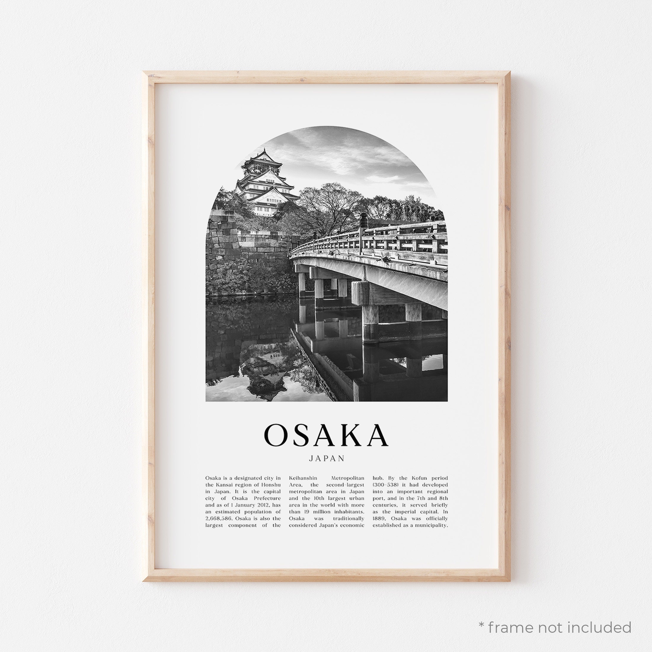 Osaka Art Print Osaka Poster Osaka Photo Osaka Wall Art | Etsy
