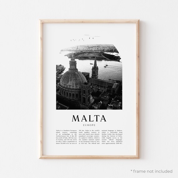 Malta Art Print Malta Poster Malta Photo Malta Wall Art | Etsy