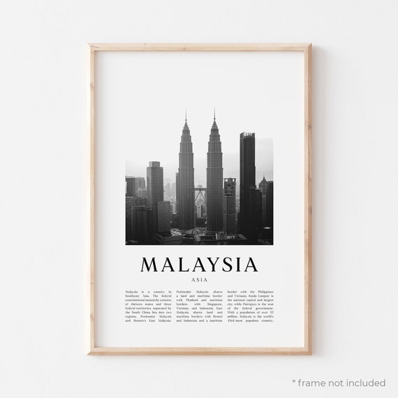 Malaysia Art Print Malaysia Poster Malaysia Photo Malaysia - Etsy