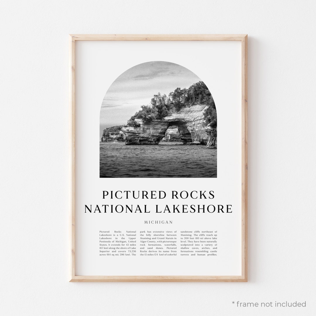 Pictured Rocks National Lakeshore Art Print, Pictured Rocks National ...