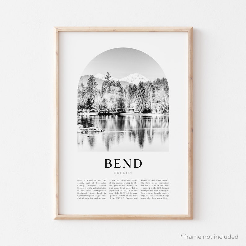 Bend Art Print Bend Poster Bend Photo Bend Wall Art Bend - Etsy