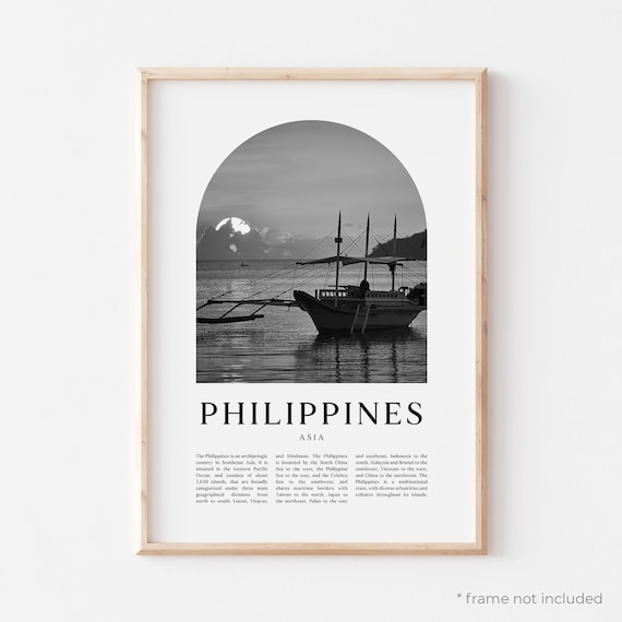 Philippines Art Print Philippines Poster Philippines Photo | Etsy