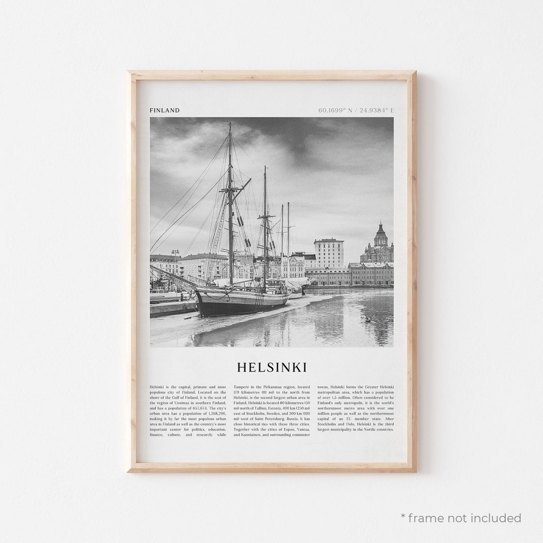 Helsinki Art Print, Helsinki Poster, Helsinki Photo, Helsinki Wall Art ...