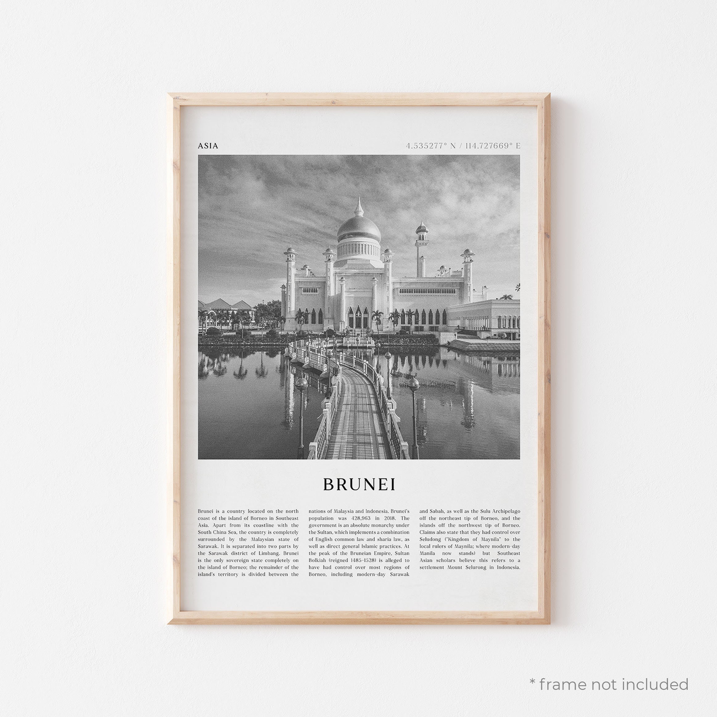 Brunei Art Print Brunei Poster Brunei Photo Brunei Wall - Etsy