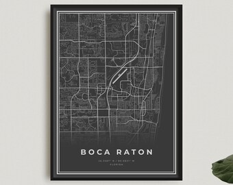 Boca Raton Poster - Etsy
