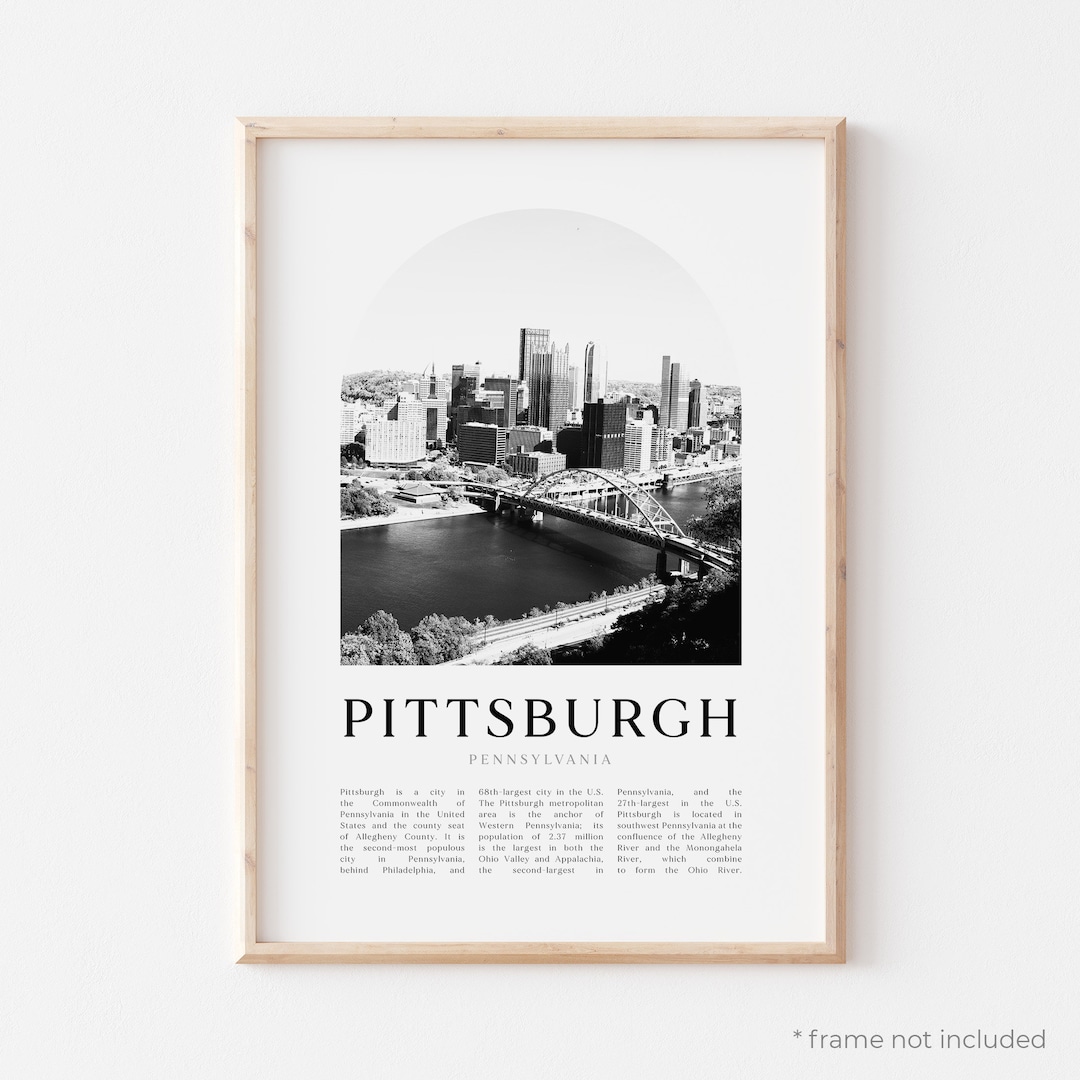 Pittsburgh Art Print, Pittsburgh Poster, Pittsburgh Photo, Pittsburgh ...