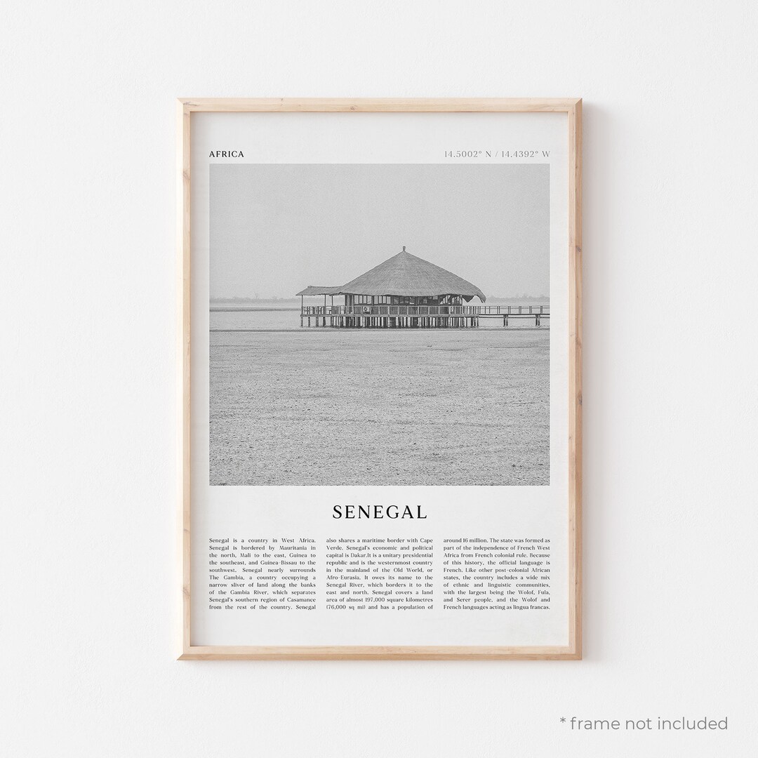 Senegal Art Print, Senegal Poster, Senegal Photo, Senegal Wall Art ...