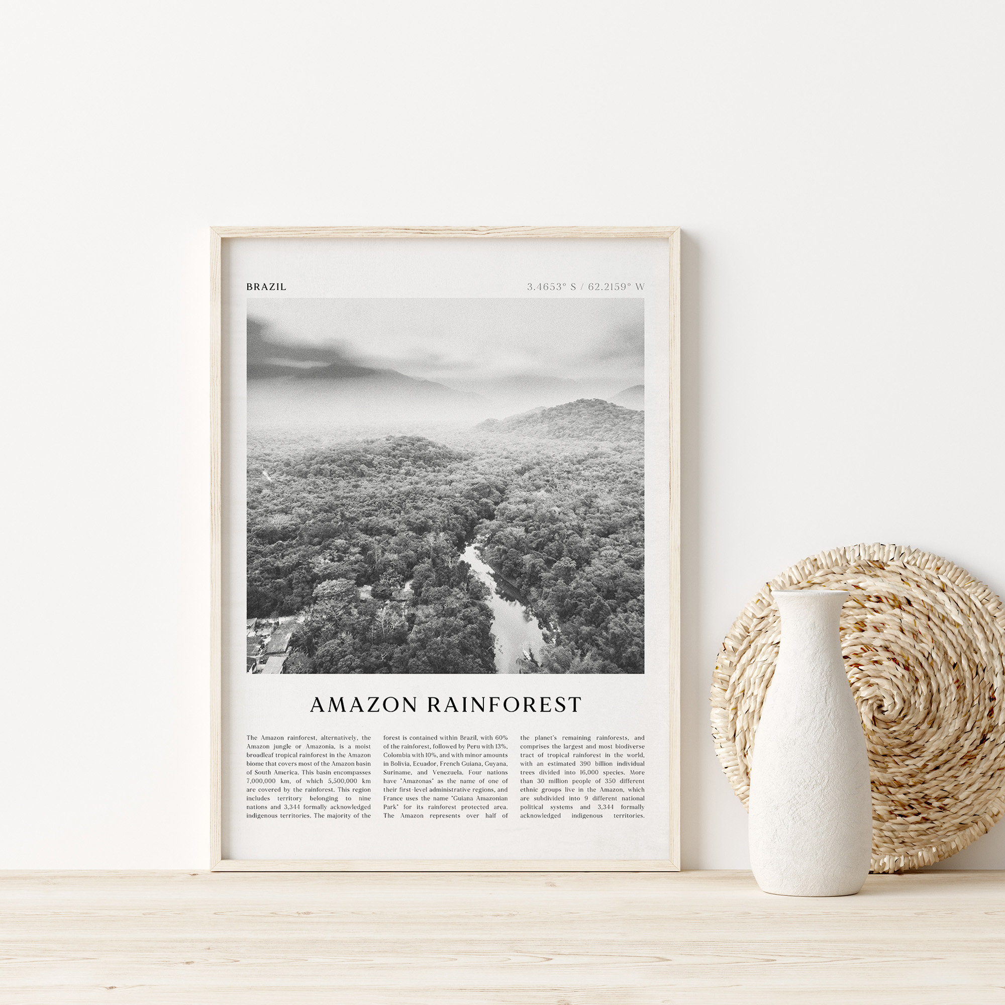 Amazon Rainforest Art Print Amazon Rainforest Poster Amazon | Etsy