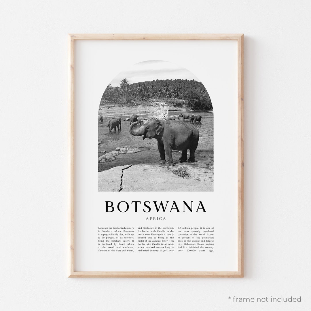 Botswana Art Print, Botswana Poster, Botswana Photo, Botswana Wall Art ...