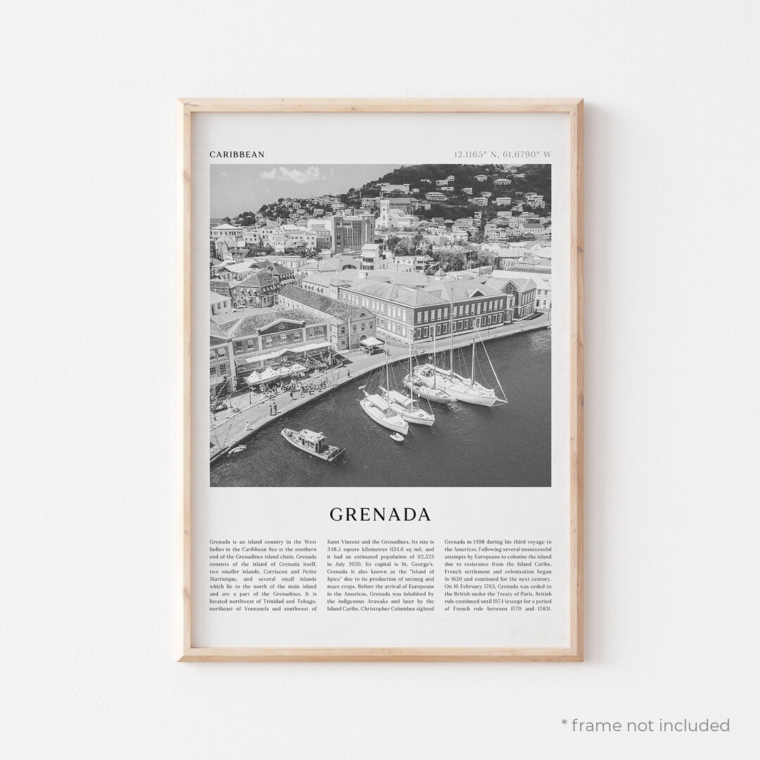Grenada Art Print, Grenada Poster, Grenada Photo, Grenada Wall Art ...