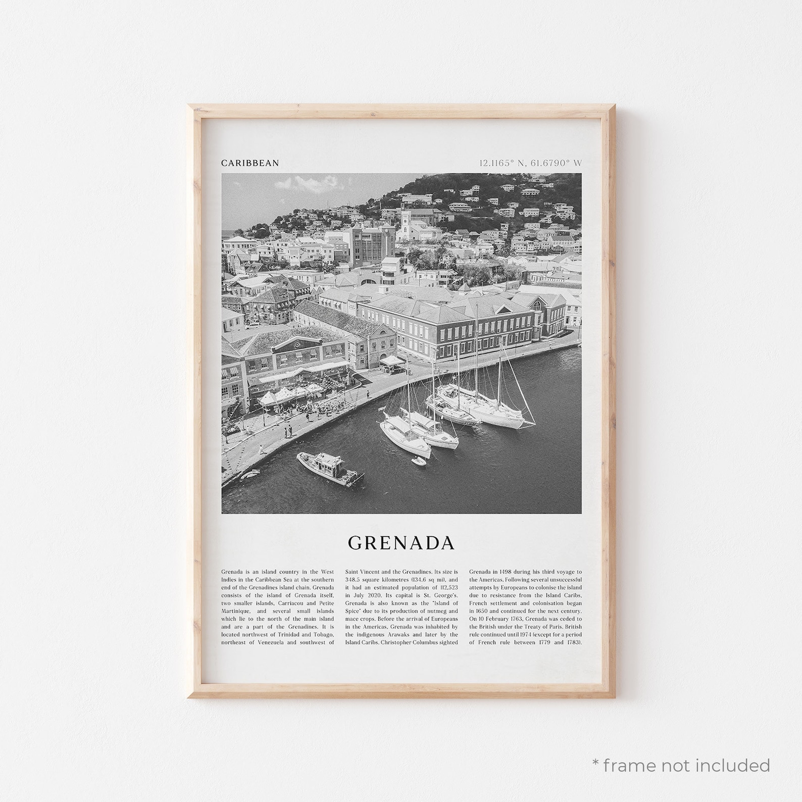 Grenada Art Print Grenada Poster Grenada Photo Grenada Wall - Etsy