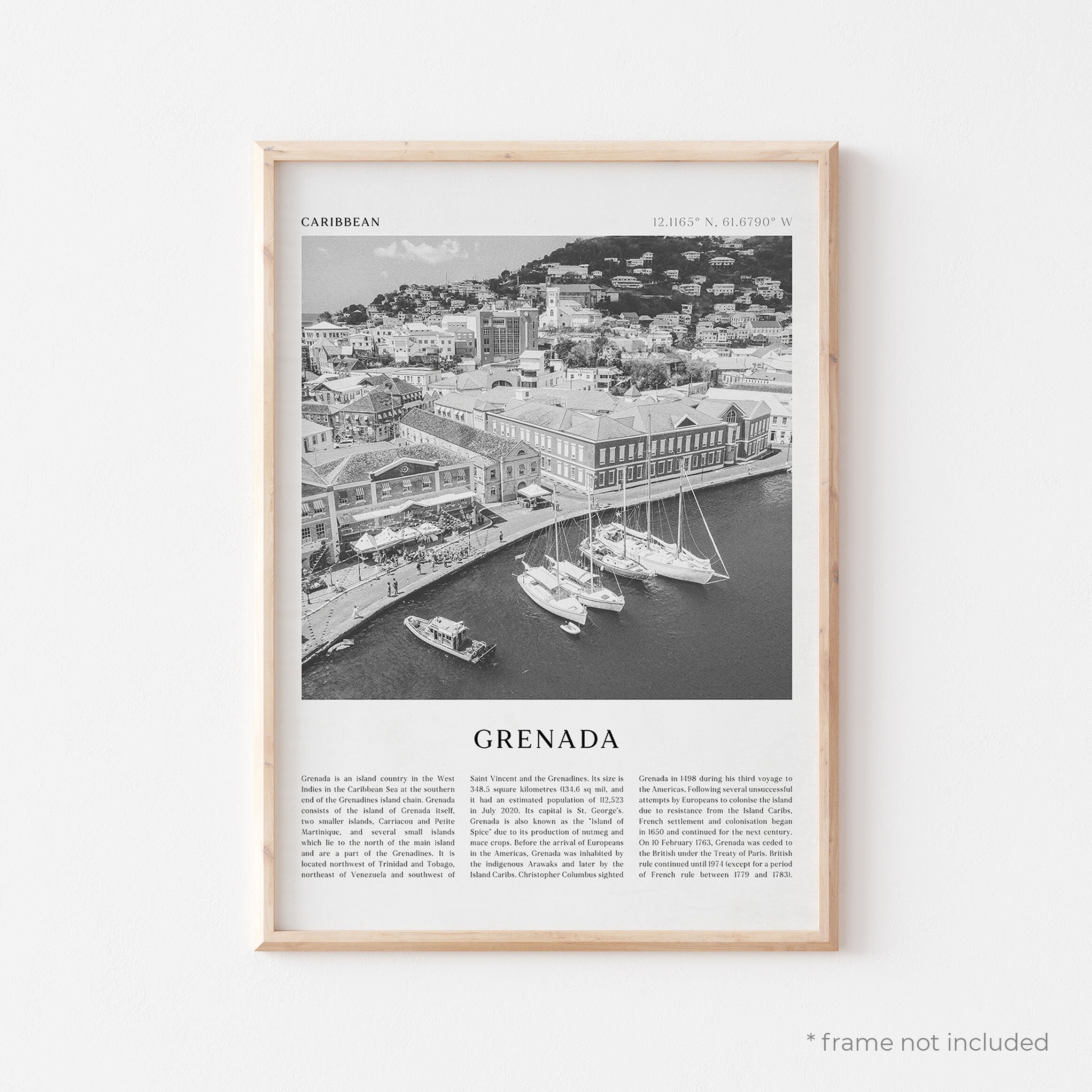 Grenada Art Print Grenada Poster Grenada Photo Grenada Wall - Etsy
