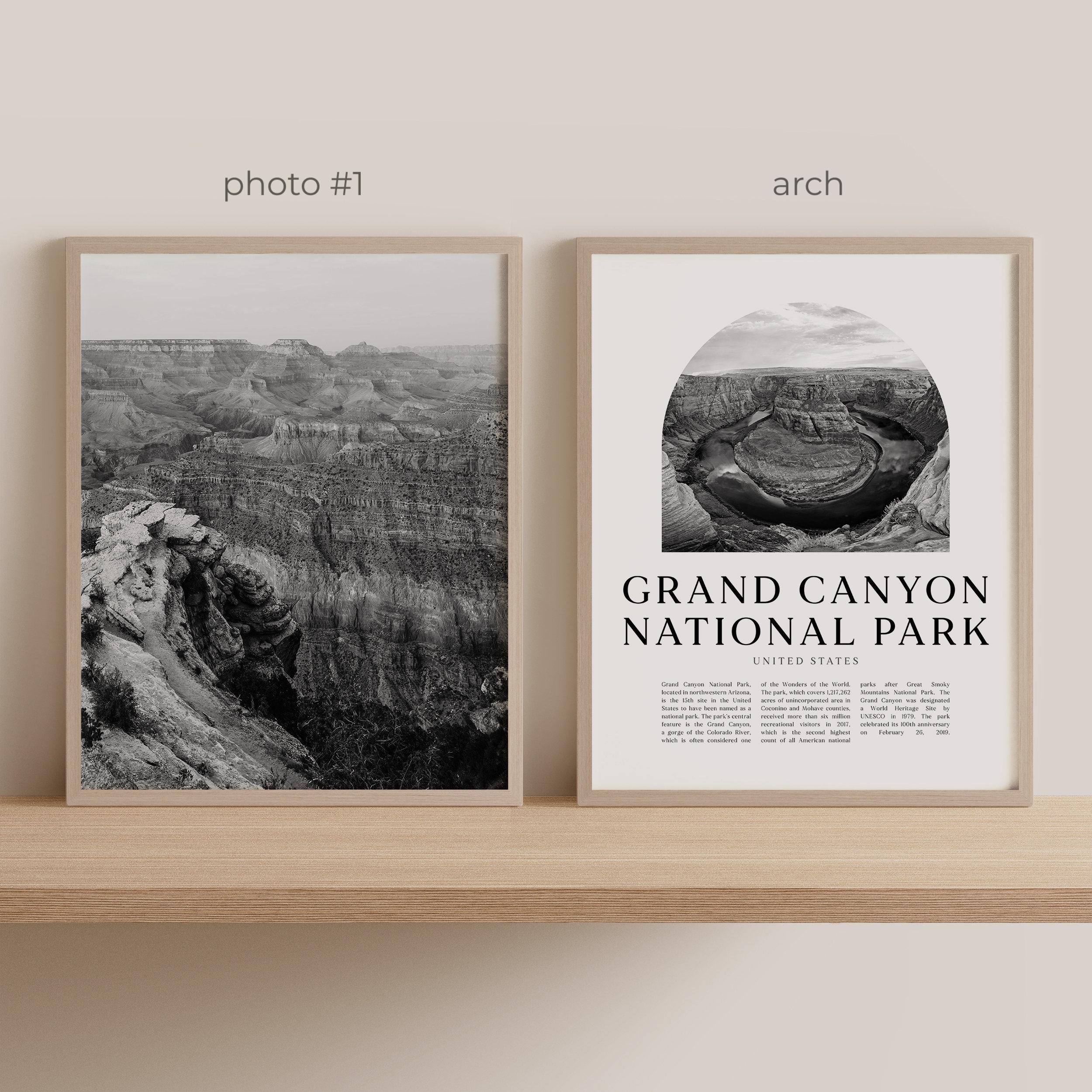 Grand Canyon National Park Gallery - Set of 6, Grand Canyon Photo ...