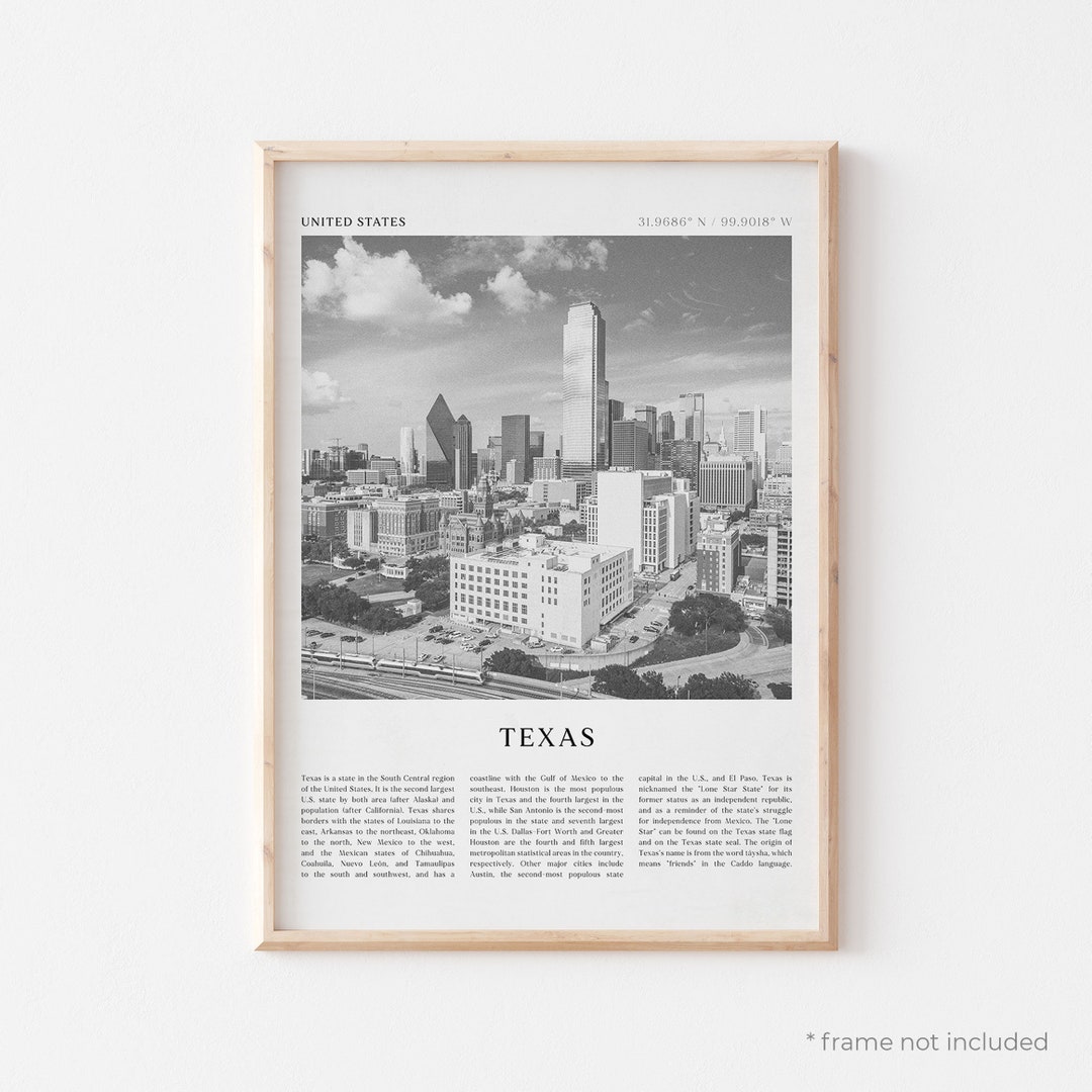 Texas Art Print, Texas Poster, Texas Photo, Texas Wall Art, United ...
