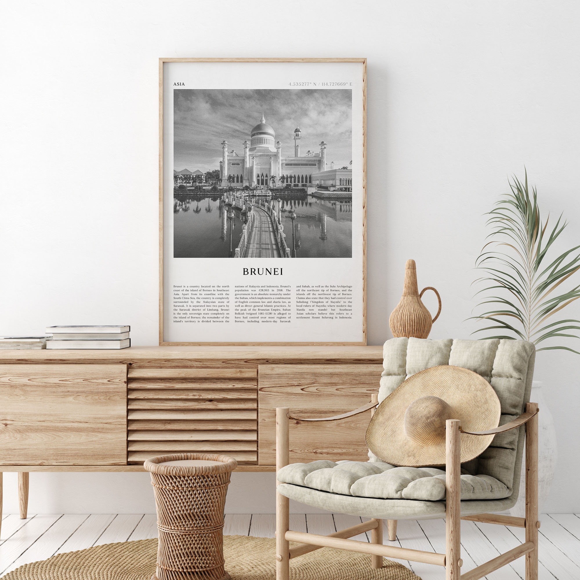 Brunei Art Print Brunei Poster Brunei Photo Brunei Wall - Etsy