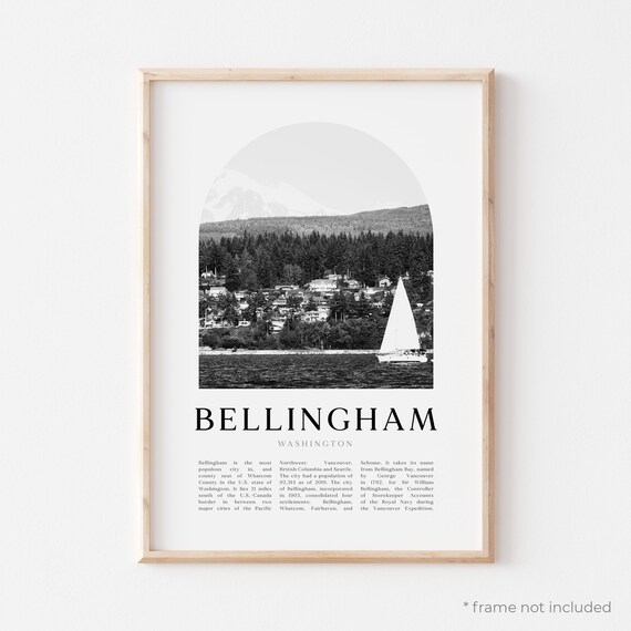 Bellingham Art Print Bellingham Poster Bellingham Photo - Etsy