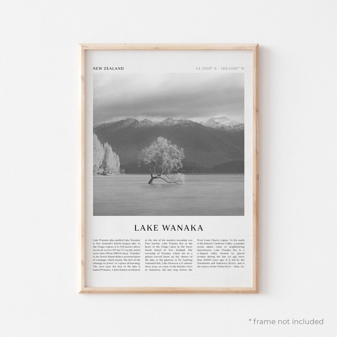 Lake Wanaka Art Print, Lake Wanaka Poster, Lake Wanaka Photo, Lake ...