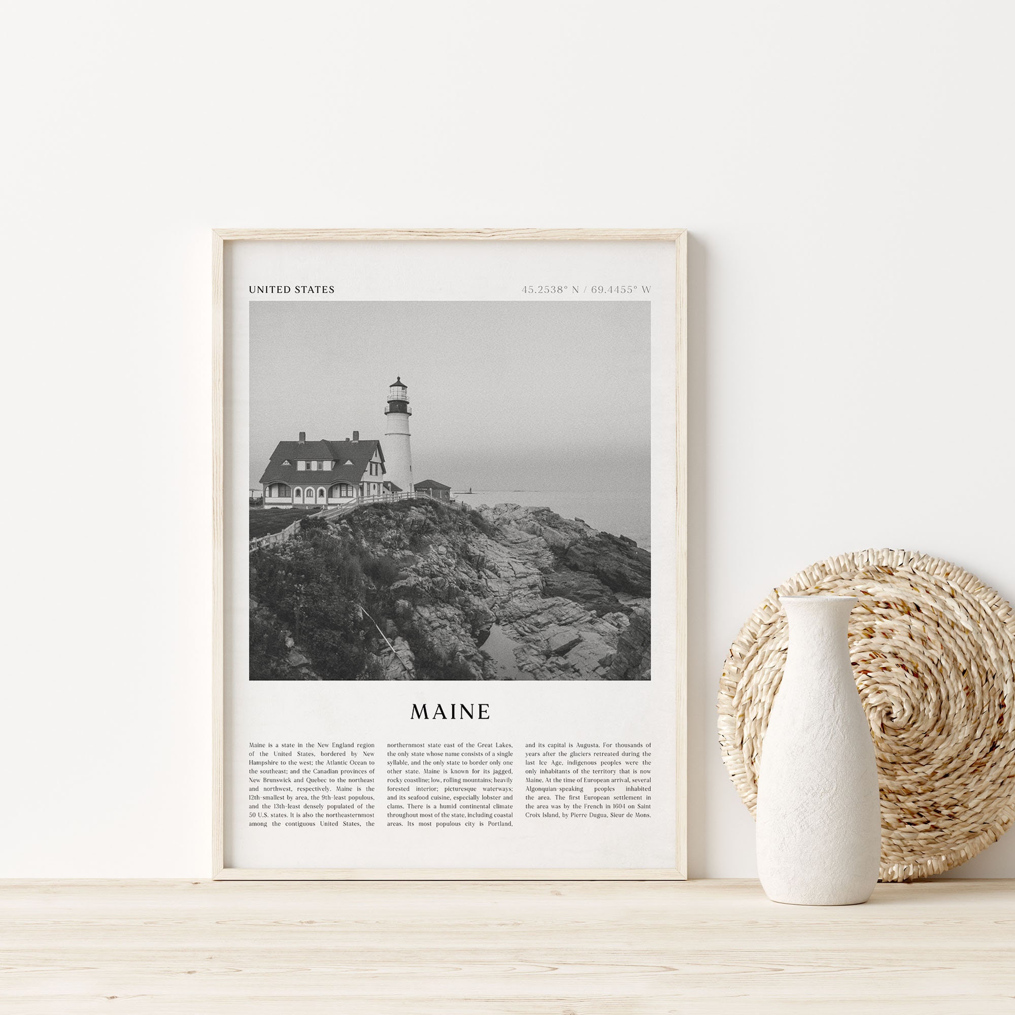 Maine Art Print Maine Poster Maine Photo Maine Wall Art | Etsy