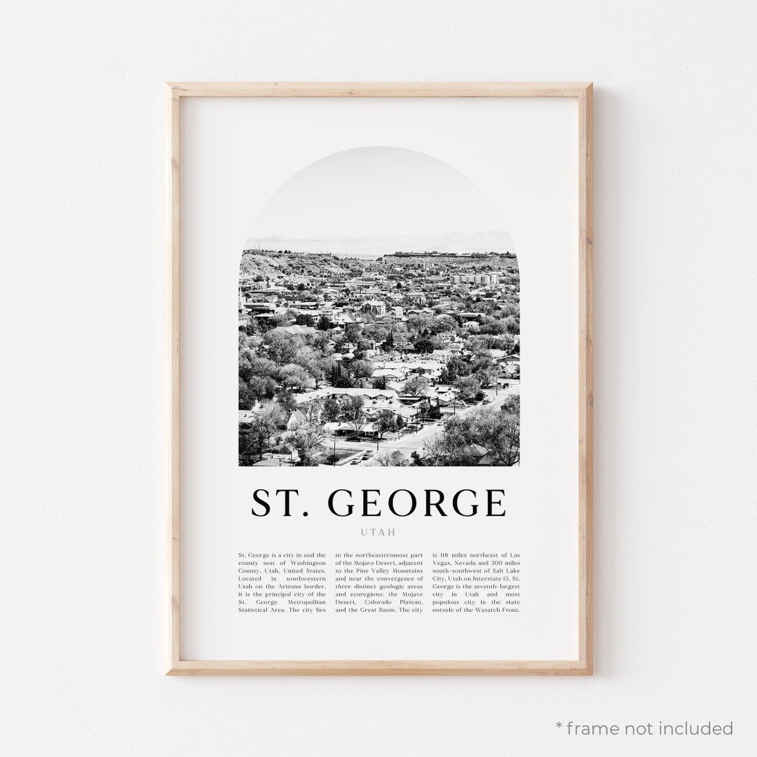 St. George Art Print, St. George Poster, St. George Photo, St. George ...