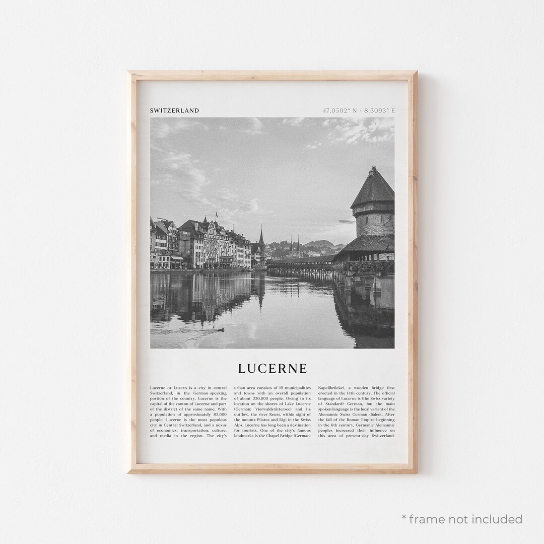 Lucerne Art Print, Lucerne Poster, Lucerne Photo, Lucerne Wall Art ...