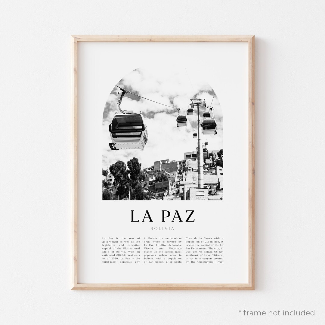 La Paz Art Print, La Paz Poster, La Paz Photo, La Paz Wall Art, La Paz ...