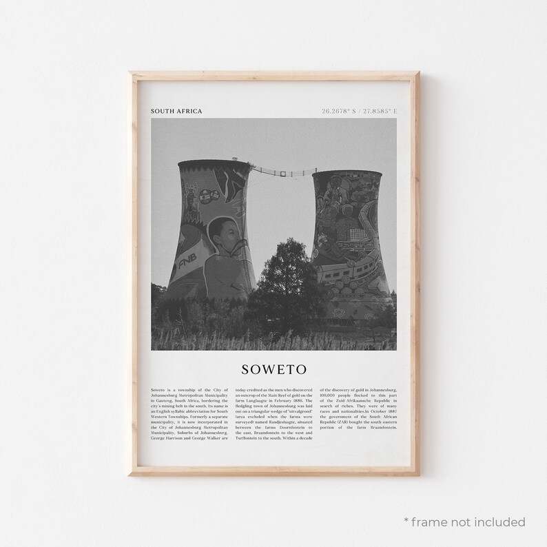 Soweto Art Print Soweto Poster Soweto Photo Soweto Wall - Etsy