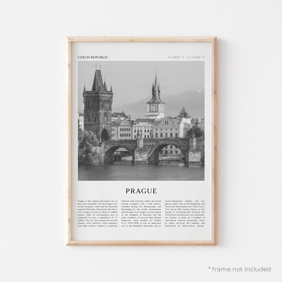 Prague Art Print, Prague Poster, Prague Photo, Prague Wall Art, Czech ...