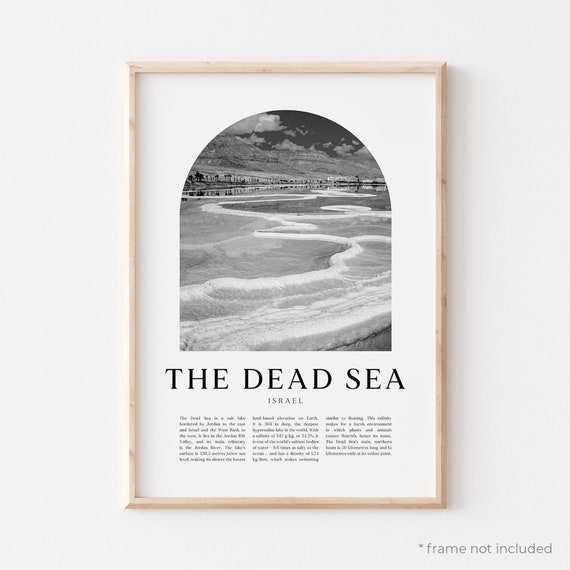 The Dead Sea Art Print The Dead Sea Poster The Dead Sea | Etsy