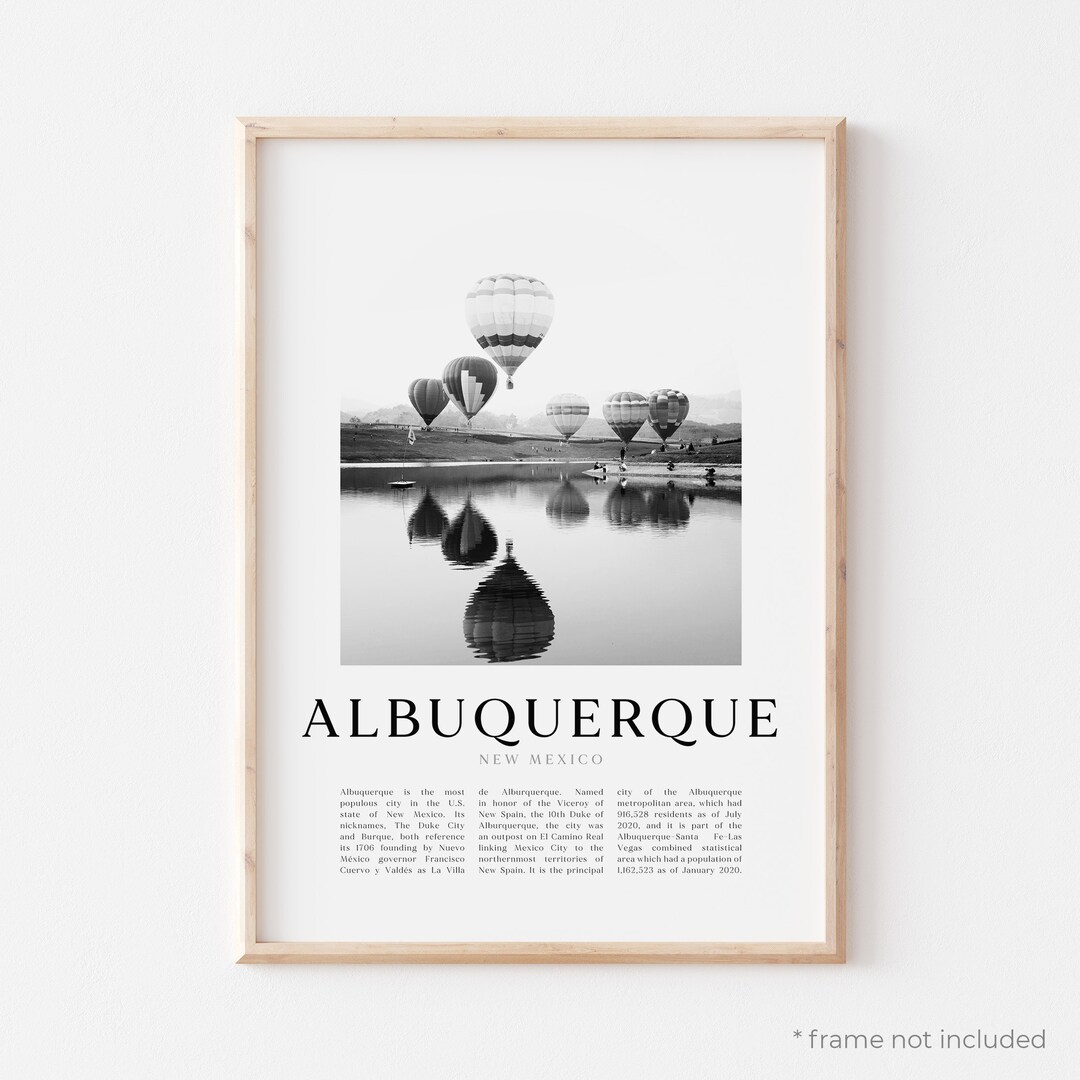 Albuquerque Art Print, Albuquerque Poster, Albuquerque Photo ...
