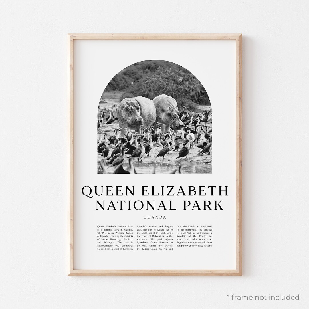 Queen Elizabeth National Park Art Print, Queen Elizabeth National Park ...