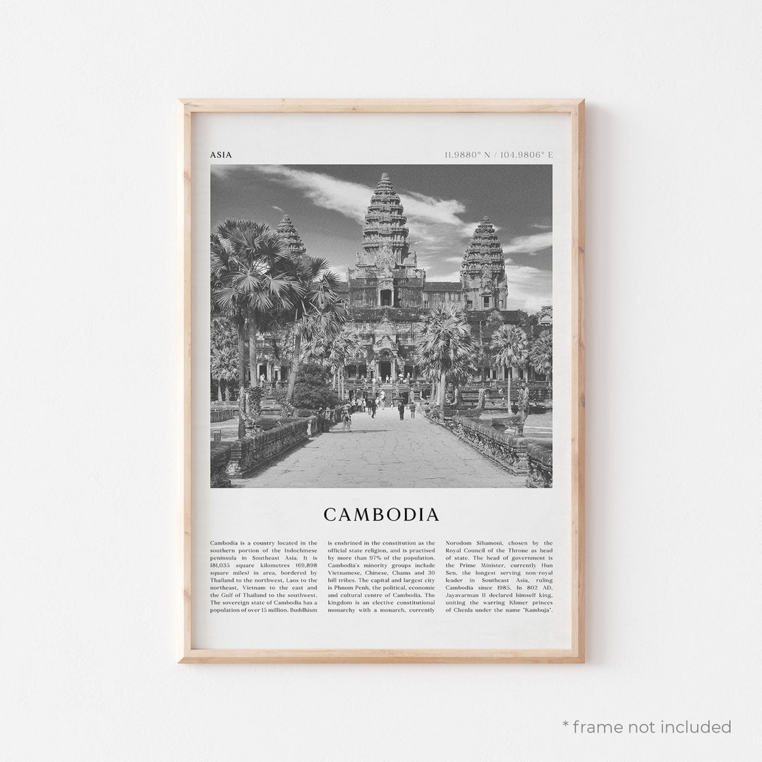 Cambodia Art Print, Cambodia Poster, Cambodia Photo, Cambodia Wall Art ...