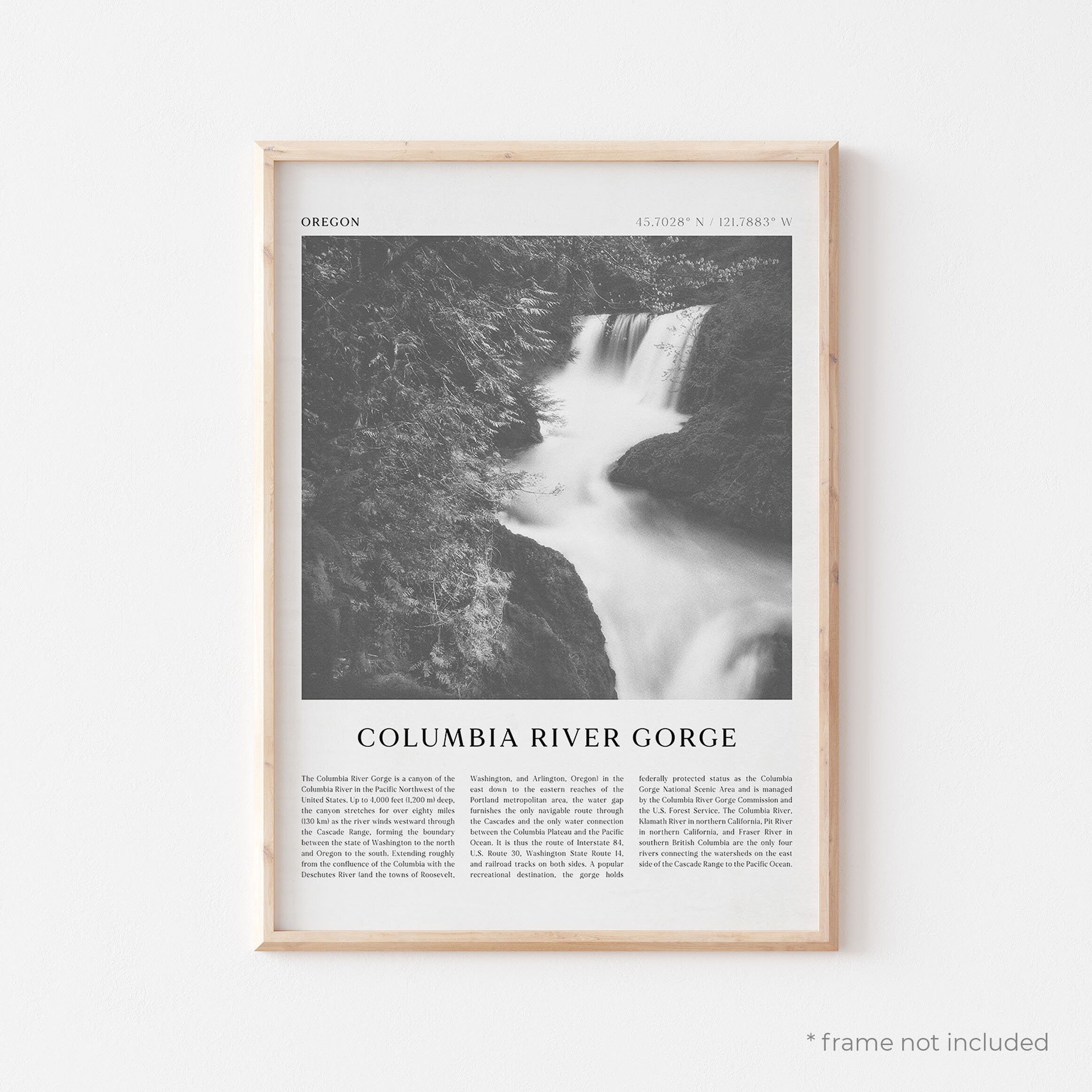 Columbia River Gorge Art Print Columbia River Gorge Poster - Etsy