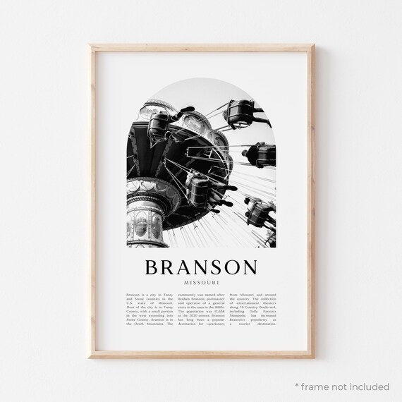 Branson Art Print Branson Poster Branson Photo Branson Wall - Etsy