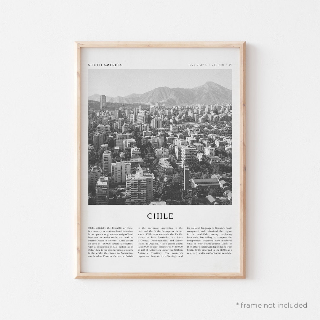 Chile Art Print, Chile Poster, Chile Photo, Chile Wall Art, South ...
