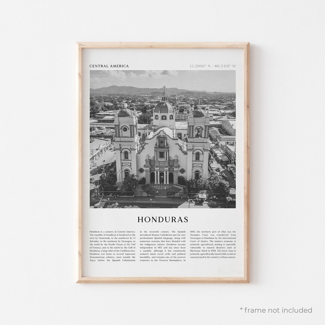 Honduras Art Print, Honduras Poster, Honduras Photo, Honduras Wall Art ...
