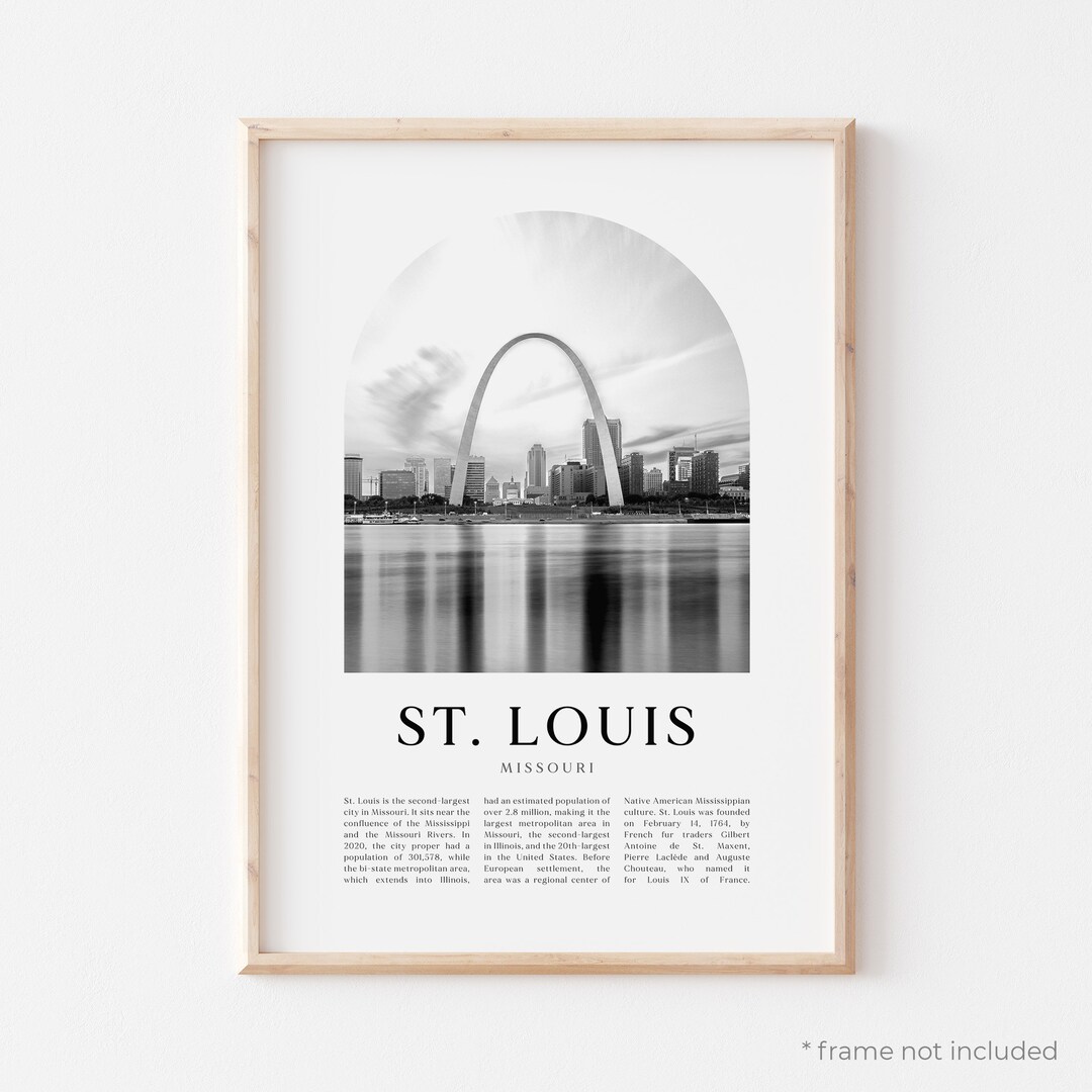 St. Louis Art Print, St. Louis Poster, St. Louis Photo, St. Louis Wall ...