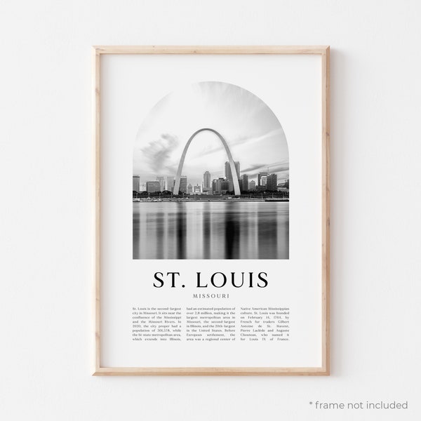 St Louis Poster - Etsy