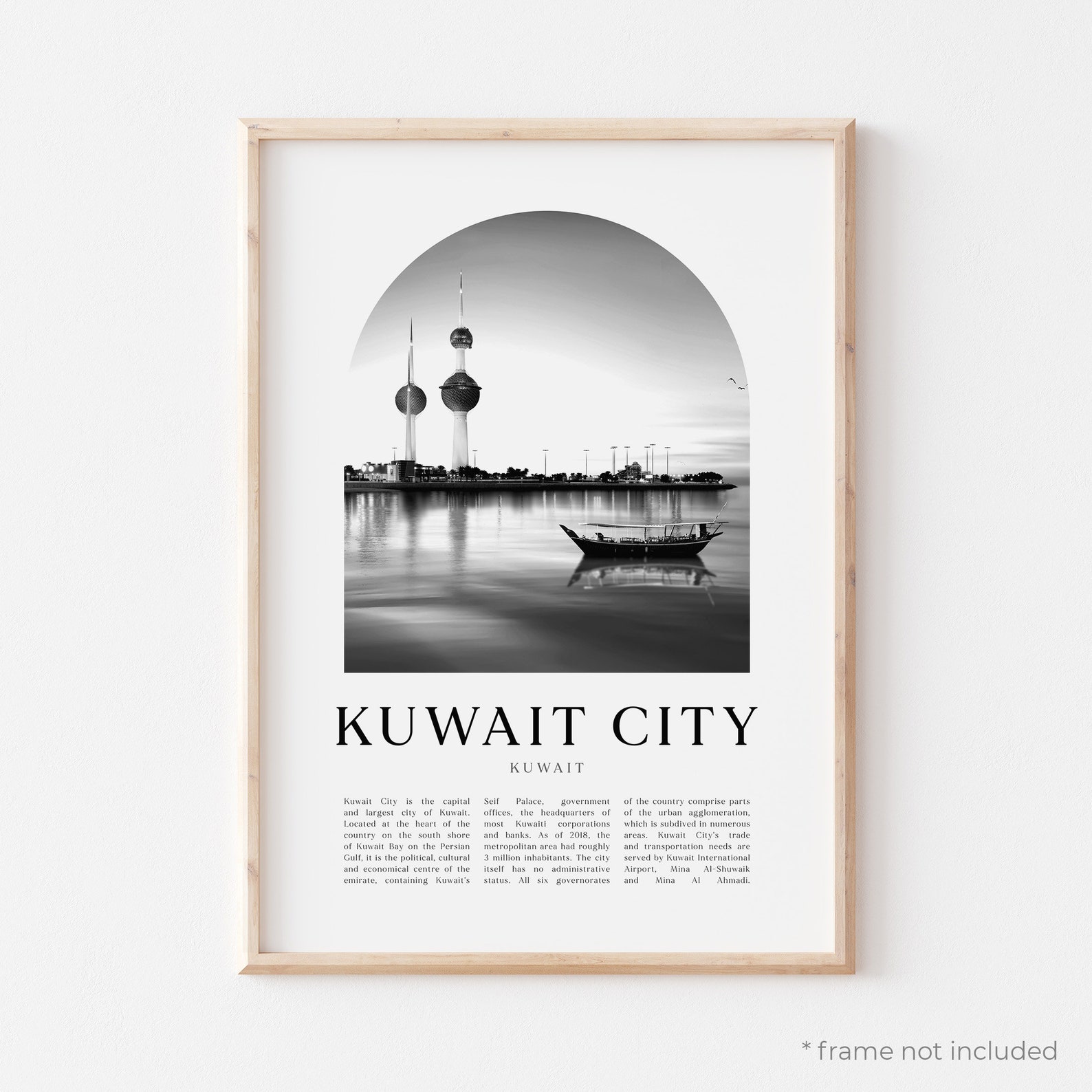 Kuwait City Art Print Kuwait City Poster Kuwait City Photo - Etsy
