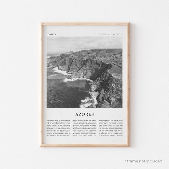 Azores Art Print Azores Poster Azores Photo Azores Wall | Etsy