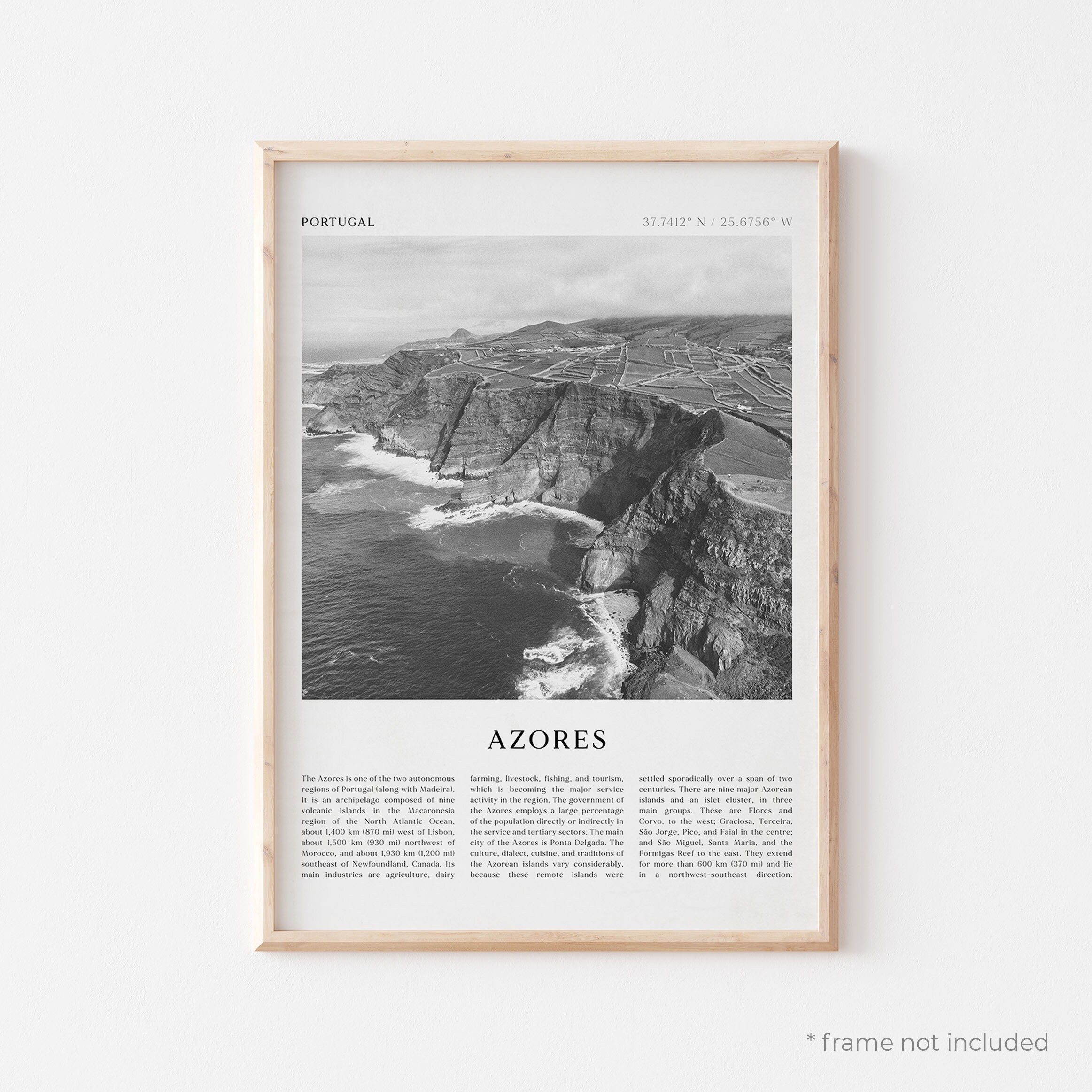 Azores Art Print Azores Poster Azores Photo Azores Wall | Etsy