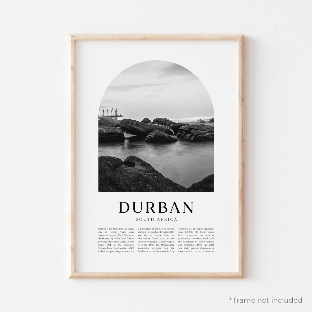 Durban Art Print, Durban Poster, Durban Photo, Durban Wall Art, Durban ...