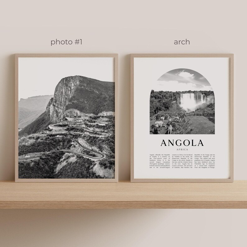 Angola Gallery Wall Art - Set of 6, Angola Black and White Photo ...